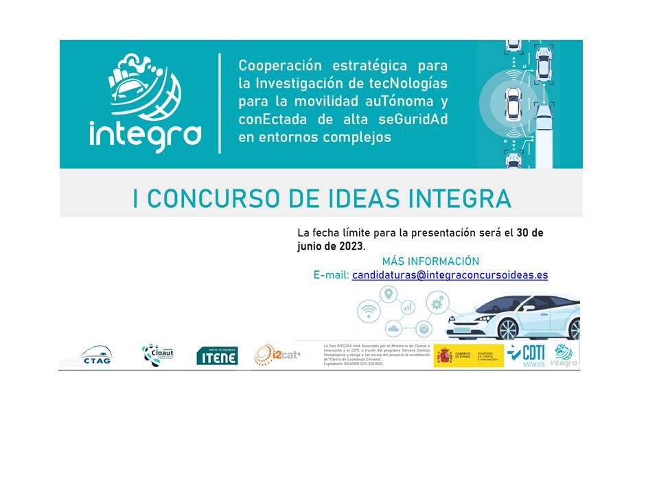 The First INTEGRA Young Researcher Competition just opened - Cidaut